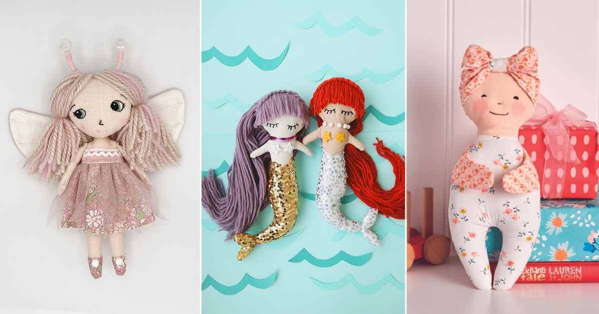 8 Dolls Free Sewing Patterns - Hello Lidy