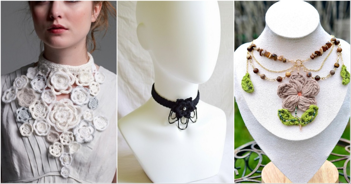 12 Unique Crochet Choker Free Patterns - Hello Lidy