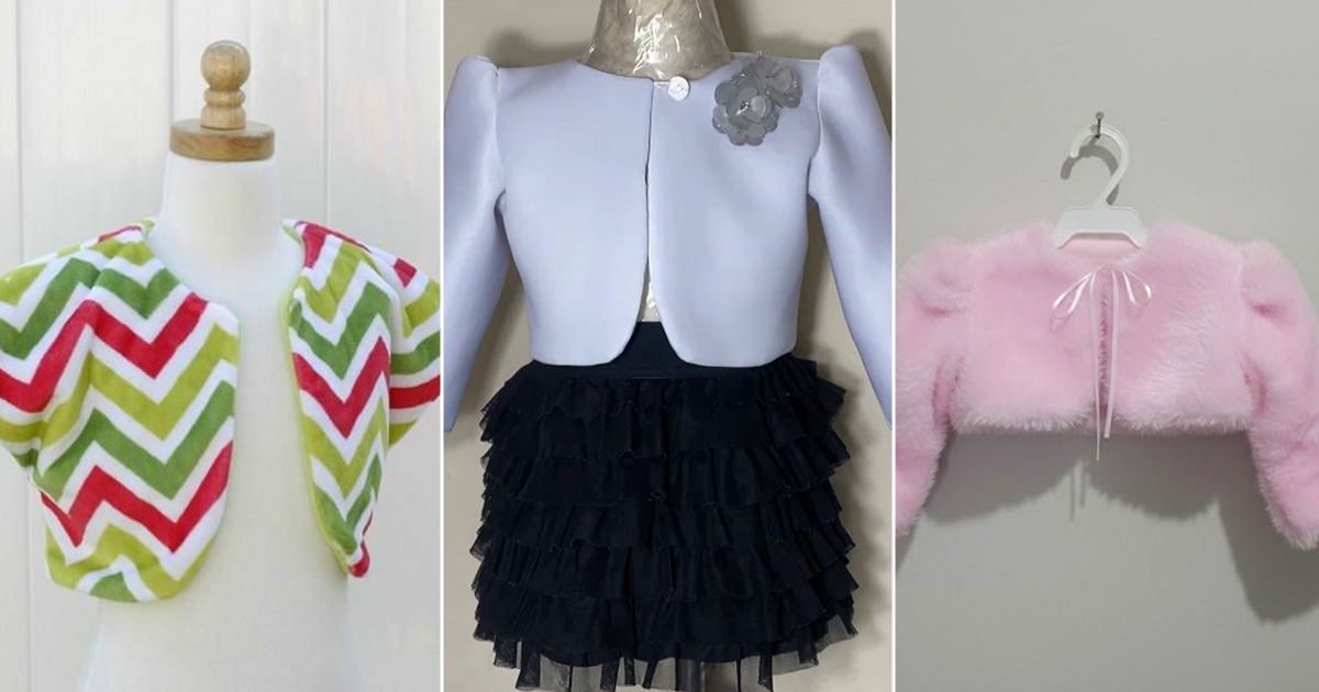 8 Baby Bolero Free Sewing Patterns - Hello Lidy