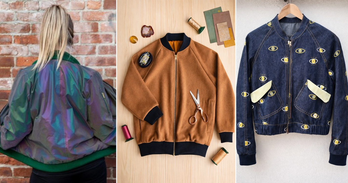 11 Bomber Jacket Free Sewing Patterns - Hello Lidy