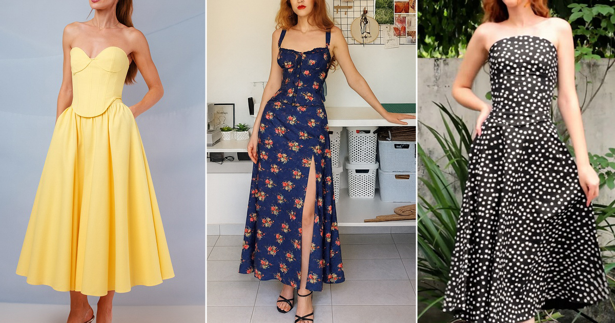 9 Winter Corset Dress Free Sewing Patterns - Hello Lidy