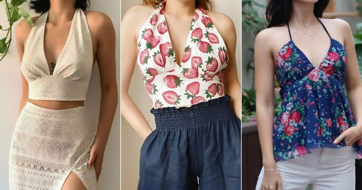 9 Halter Top Free Sewing Patterns - Hello Lidy