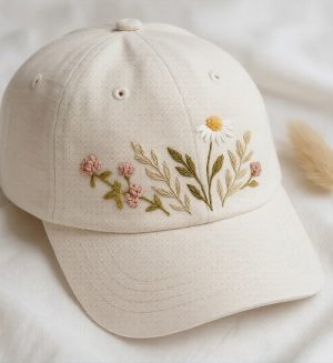 8 Embroidered Hat Free Patterns - Hello Lidy