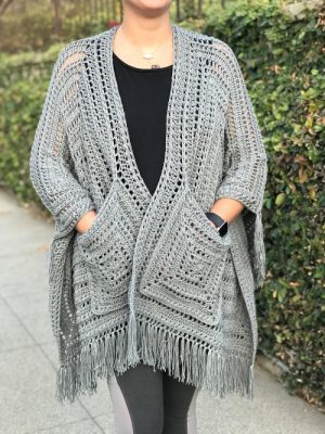 11 Oversized Crochet Shawl Free Patterns - Hello Lidy