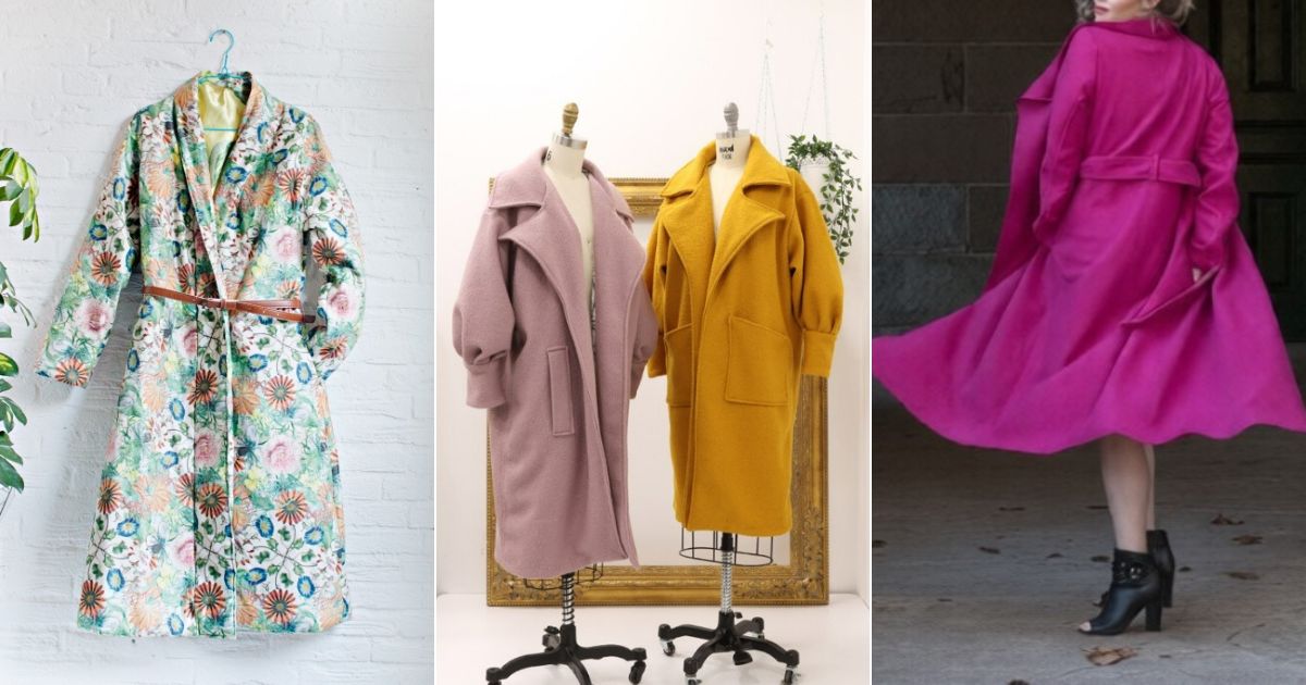 8 Winter Coat Free Sewing Patterns - Hello Lidy