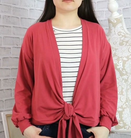 Wrap Cardigan Free Sewing Patterns - Hello Lidy