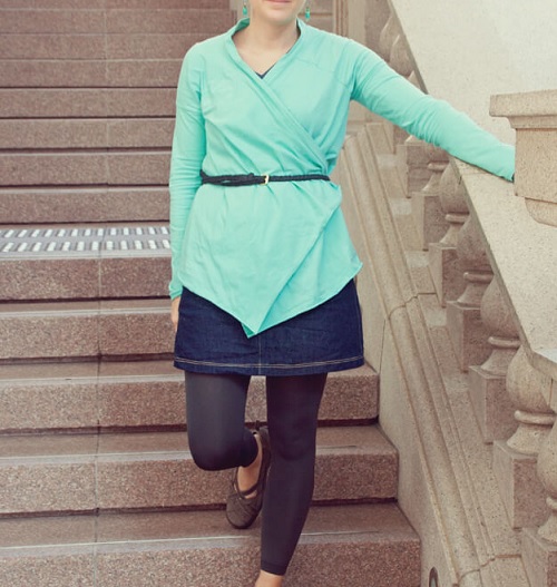 Wrap Cardigan Free Sewing Patterns - Hello Lidy