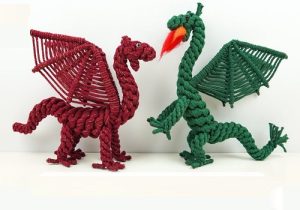6 Macrame Dragon Free Patterns - Hello Lidy