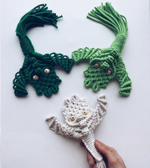 6 Macrame Dragon Free Patterns - Hello Lidy