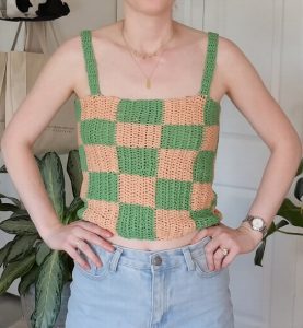 13 Checkered Top Free Crochet Patterns - Hello Lidy