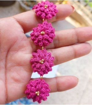 12 Crochet Floral Bracelet Free Patterns - Hello Lidy